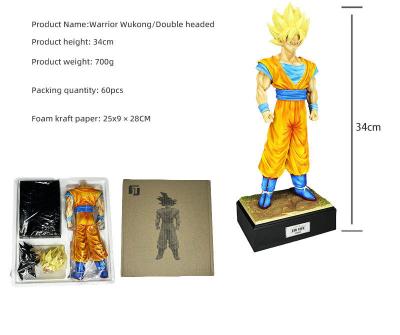 China PVC Double Headed Wukong Model Figurines for Interactive Action Figures Toy Collectors for sale