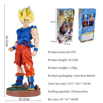 Cina Raccolta giocattoli Saiyan Wukong Modello Ornamenti Statue Figure per gli eroi in vendita