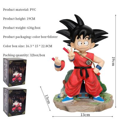 Cina Figure d'azione interattive Eroi GOKU Abbigliamento di allenamento Modello Decorazione per unisex in vendita
