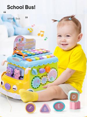 Cina Autobus giocattolo xilofono per bambini con funzione musicale e didattica in vendita
