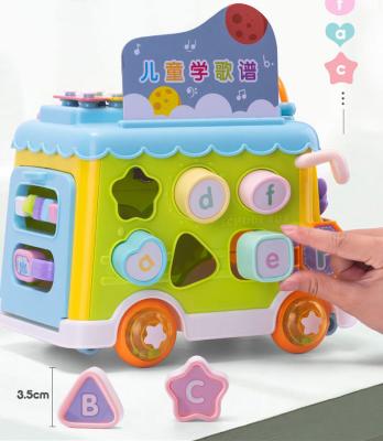 Cina Autobus giocattolo xilofono per bambini con funzione musicale e didattica in vendita