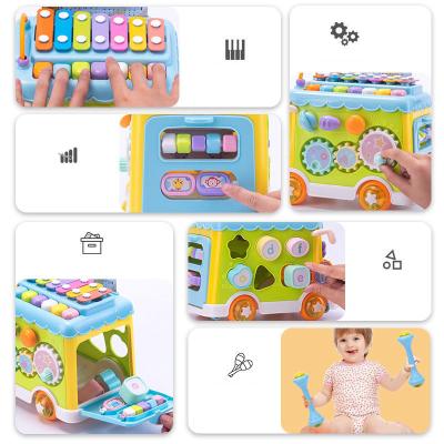 Cina Autobus giocattolo xilofono per bambini con funzione musicale e didattica in vendita