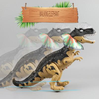 China Children's Electric Toy Double Crowned Dragon with Lights Chirping Walking Flapping Wings Items for sale
