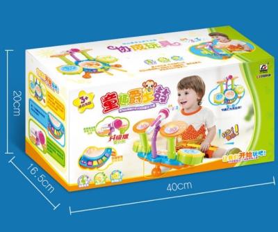 China Colorful Children's Musical Instruments Drum Set Baby Toys for Kids' Musical Learning for sale