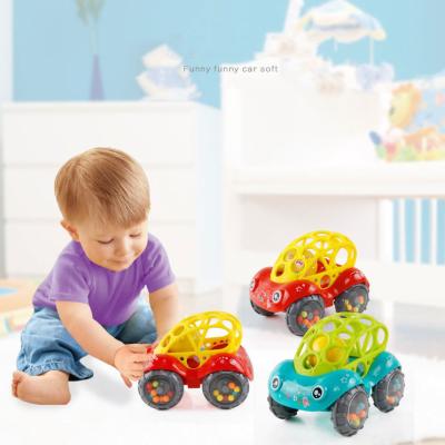 China Unisex Baby Car Ring Grip Soft Rubber Toy para Agarrar à Mão 0-3 meses Educativo à venda
