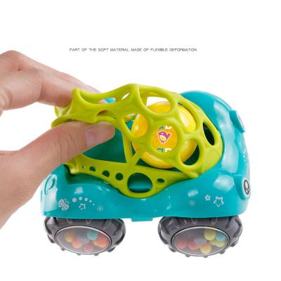 China Unisex Baby Car Ring Grip Soft Rubber Toy para Agarrar à Mão 0-3 meses Educativo à venda