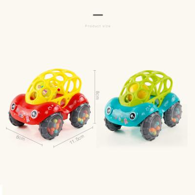 China Unisex Baby Car Ring Grip Soft Rubber Toy para Agarrar à Mão 0-3 meses Educativo à venda