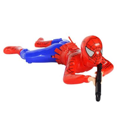 China Sonido Brillante de Niños Rastreando Broma Juguete Fabricaciones Terminadas Superhéroe Araña Eléctrica en venta
