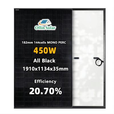 中国 445W 450W 455W 460Wの家のためのモノラル太陽電池パネルの半電池の太陽電池パネルのキット 販売のため