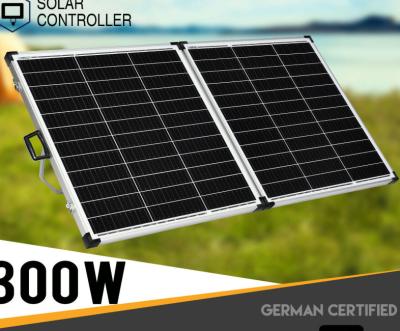 中国 250W 300W 400wの折り畳み式のガラス太陽電池パネルのキャンプのキット 販売のため