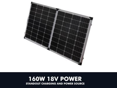 中国 160W 200W 400wの折り畳み式のガラス太陽電池パネルのキャンプのキット 販売のため