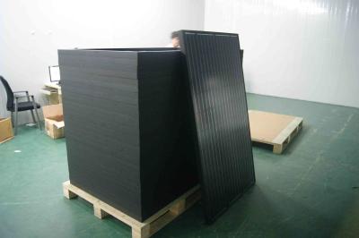 China 300w 330w Solar Mono Panels Fully Black With Black Frame Black backsheet All Black for sale