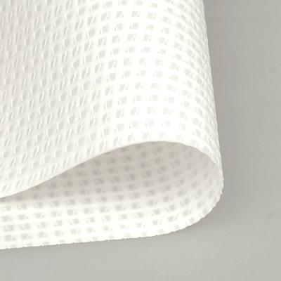 China Printable finished PVC mesh banner vinyl mesh tarp with grommets and welding hem for sale
