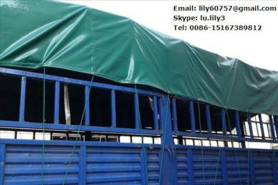 China Truck cover coated woven fabric PVC tarpaulin for sale