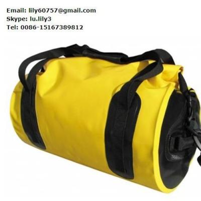 China Customized Travel bag waterproof tarpaulin , tarpaulin grab bag for sale