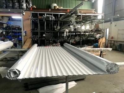 China Security Aluminum Roller Shutter Door with 7000mm Max Width and Double Layer Aluminum Slat for sale