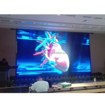 China Polarized Optical 3D Virtual Panels Wall Mounted Indoor LED Display Screen Video Wall for sale