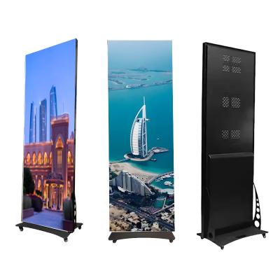 China Indoor Touch Screen Self-Service Terminal Digital Poster LED Display Advertising Screen for sale