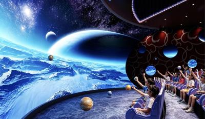 China 3D Display Optical 3D Screen Technology Exhibition Hall Cinema Movie Screen Anti Blue Light Eye Protection Screen 2K/4K Customized P1.5 Pitch for sale