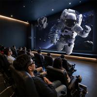 China High Refresh Polarized 3D Display Brand Experience Center Stereoscopic Interactive Screen for sale