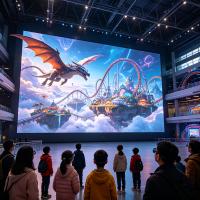 China High Refresh Polarized 3D Display Brand Experience Center Stereoscopic Interactive Screen for sale