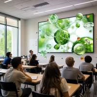 China Flicker-Free Polarized 3D Screen Long-Time Classroom Education Display for sale