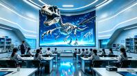 China Large Viewing Angle Polarized 3D Display Group Classroom 3D Teaching Screen for sale