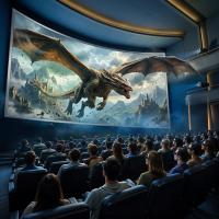 China Low Crosstalk Polarized 3D Screen Theme Park 3D Interactive Tourism Display for sale