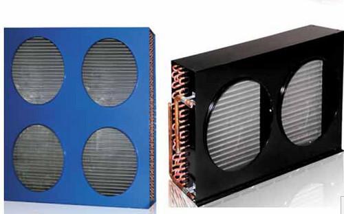 Quality 3HP 2 fans Air Cooled Condenser , freezer Refrigeration condenser FNF-7.2/26 for for sale