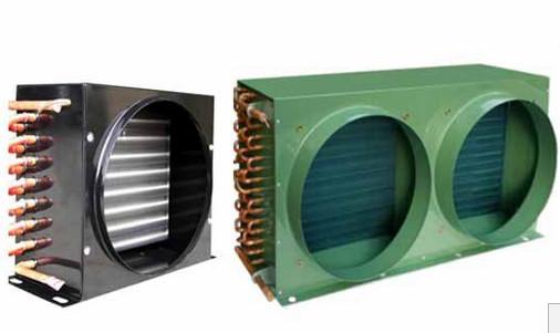 Quality 3HP 2 fans Air Cooled Condenser , freezer Refrigeration condenser FNF-7.2/26 for for sale