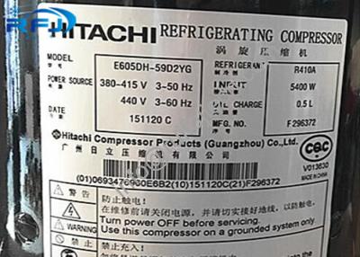 China R410A Hitachi Rollkompressor, hermetischer Kühlkompressor E605DH-59D2YG mit 60020BTU / H zu verkaufen