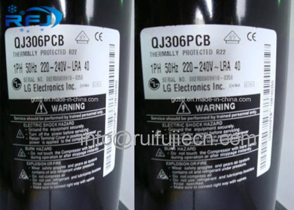 Quality 50Hz QJ306PCB LG Rotary Compressor For Air Conditioner , Low Vibration & Noise for sale