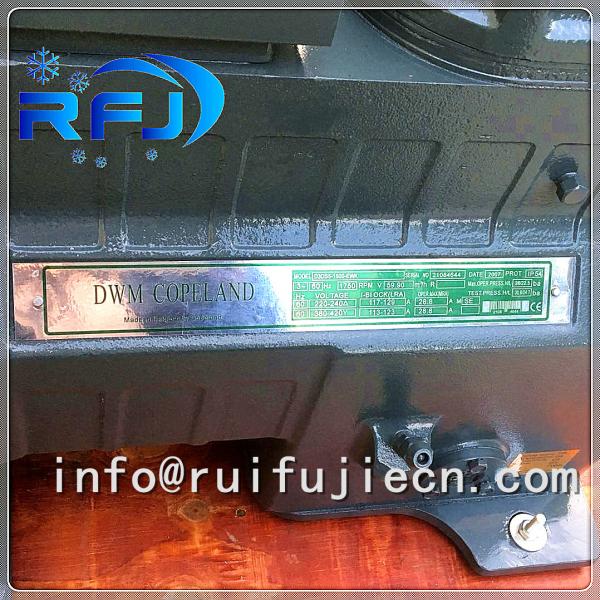 Quality R404a 5hp Semi Hermetic Refrigeration Compressor for water cooler unit D2DB-50X for sale