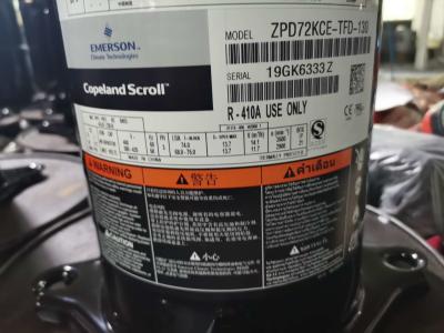 중국 ZPD72KCE-TFD-130 6HP 코플랜드 에어컨 압축기 HVAC 판매용