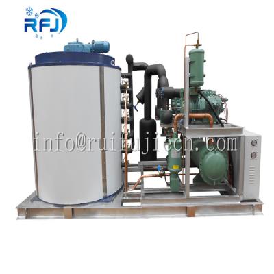 China 1-30 toneladas Máquina de hielo en escamas de gran escala de tamaño medio Material de acero inoxidable 304 en venta