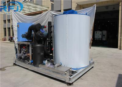 China Sistema de refrigeración por aire Gran máquina de hacer bloques de hielo Producción comercial 10 toneladas / día en venta