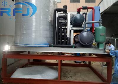 China Fabricante de blocos de gelo industrial durável, máquina automática de fazer blocos de gelo arrefecida a ar à venda