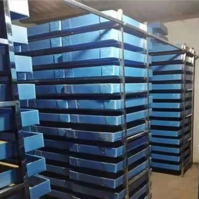 中国 フルーツの卵のための波形のプラスチックの箱を繁殖させている軽量のチャイロコメゴミムシダマシ 販売のため