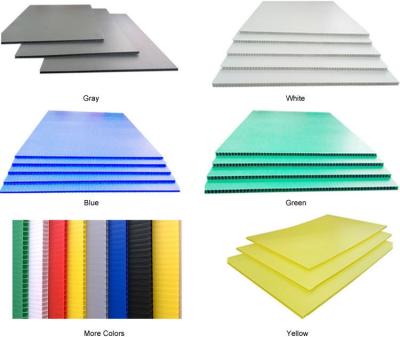 Cina 4mm 5mm che 6mm hanno ondulato gli strati di plastica mettono a strati il divisore 600GSM della bottiglia del cuscinetto in vendita