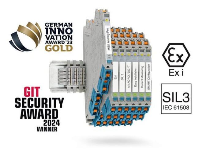 Phoenix 2902020 Mini MCR-2-U-Ui-PT-C - Signal Conditioner for Temperature, Frequency, and Limit Values Isolation Amplifier