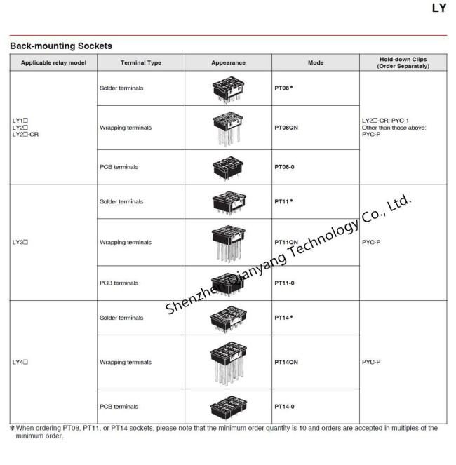 Brand New Original Omron Ly2n-J DC24V Intermediate Relay