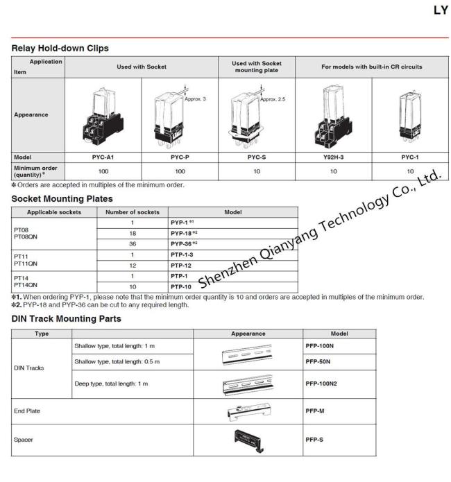 Brand New Original Omron Ly2n-J DC24V Intermediate Relay