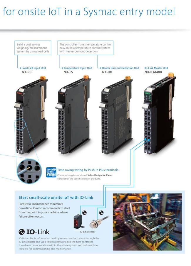 Omron Nx1p2-1140dt1, 8 Axes Central Processing Unit (CPU)