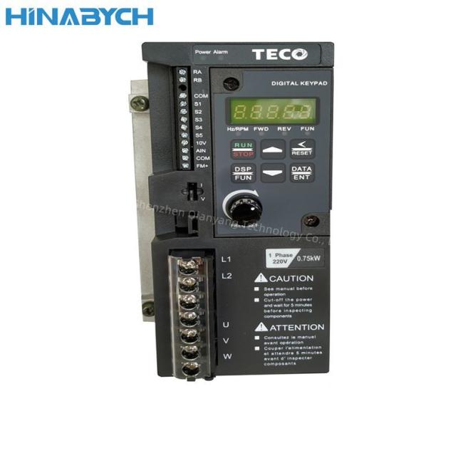 New Original Good Price Taiwan Teco Inverter S310-2p5/201/202-H1bcdc Single-Phase 220V/400/750W with Communication