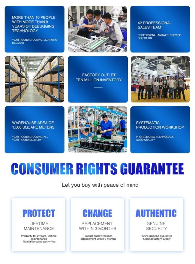 AC220V/380W 100W 200W 400W 750W Single-Phase/Three-Phase Power Servo Motor