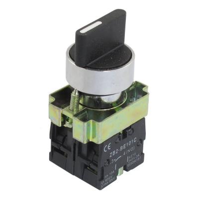 China Selector switches and key  switches, with chromium  plated metal bezel short  handle for sale