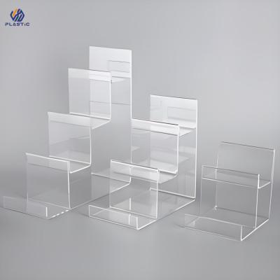 China OEM ODM Acrylic Riser Display Stand Solution Clear Display Shelves For Your Business for sale