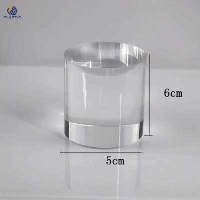 China Custom Logo Clear Acrylic Stand Display Acrylic Pedestal Stands Accept Small Order for sale