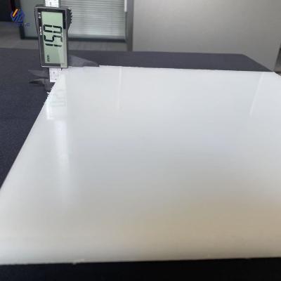 China 15mm Thickness White Acrylic Sheet Good Light Transmittance Make Light Boxes for sale
