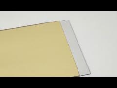 PE film bedekt met goud spiegel acrylplaat 4ft x 8ft voor veelzijdige toepassingen